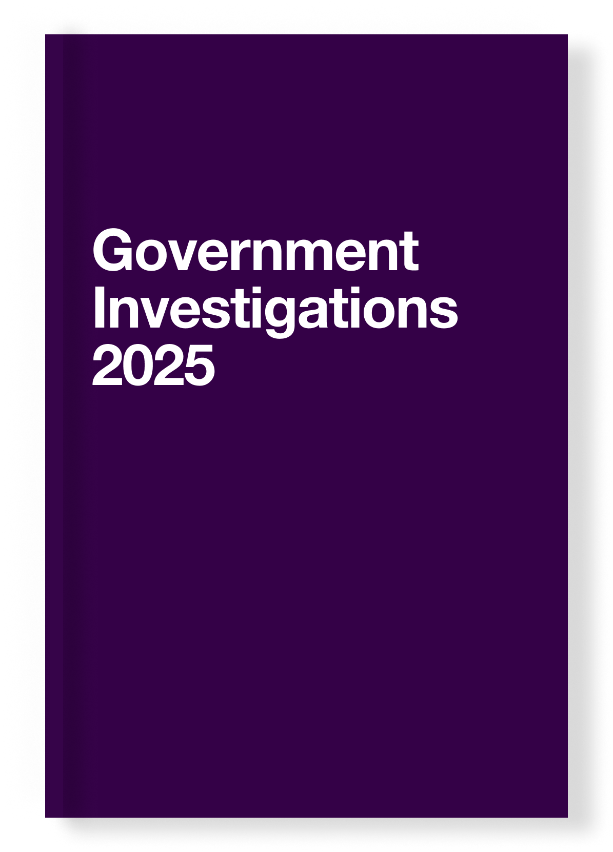 Government Investigations 2025 - PLI PLUS