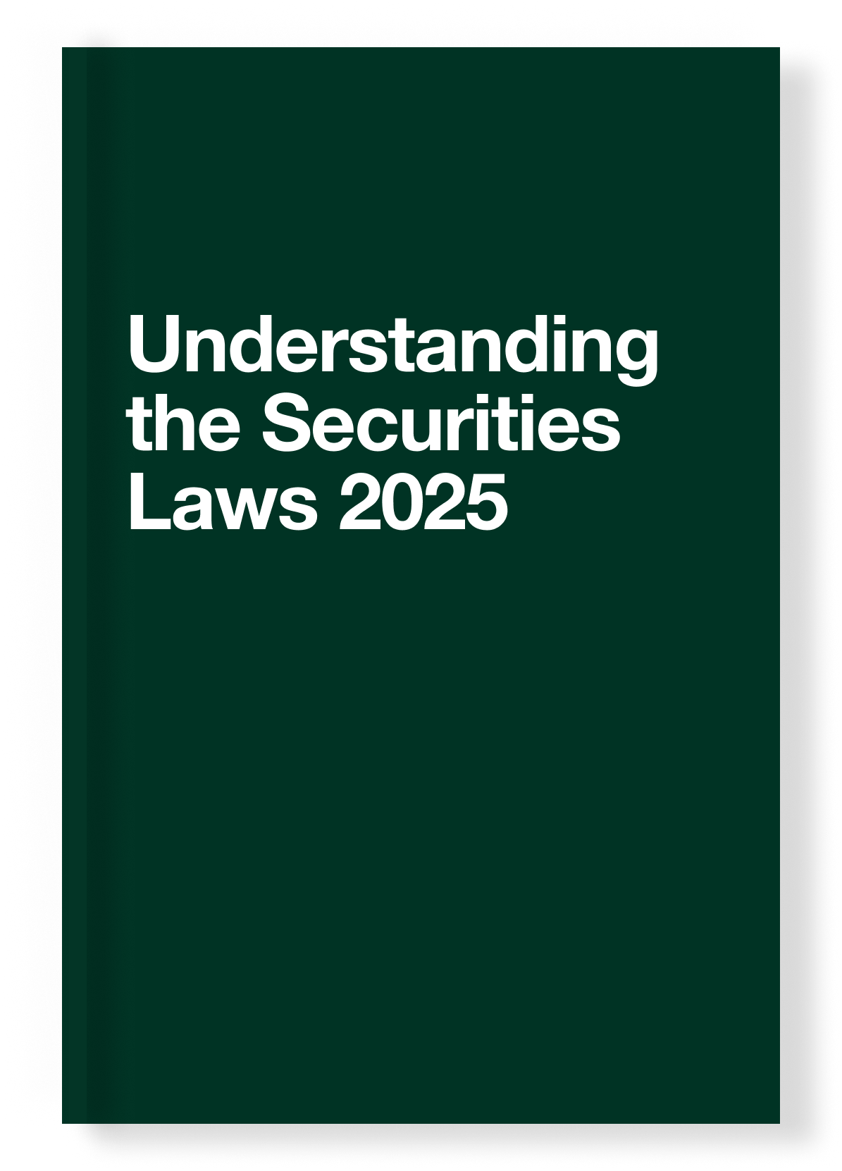 Understanding the Securities Laws 2025 - PLI PLUS
